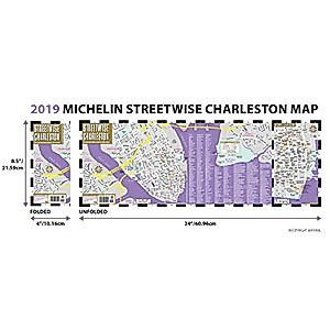 Streetwise Charleston Map - Laminated City Center Street Map of Charleston, South Carolina (Michelin Streetwise Maps)