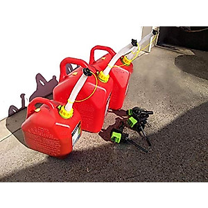 Replacement Gas Can Spouts Improved Design Flexible Pour Nozzle for Older Gas Can Fuel Water Jug 1 2 5 Gal White