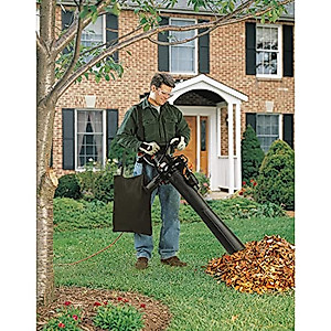 BLACK+DECKER 3-in-1 Electric Leaf Blower, Leaf Vacuum, Mulcher, 12-Amp (BV3100)