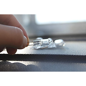 G4 5W Halogen Bulb G4 12V 5W Halogen JC T3 G4 Bi-Pin 5W Halogen Light Bulb AC/DC 12V 5W Precision Halogen Light Bulbs,Clear,10 Pack