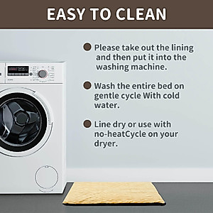 AUPETEK Self-Warming Cat Bed Indoor/Outdoor Super Soft Self Heating Pet Mat Washable Thermal Pad for Cat & Dog 21x15.7 inch