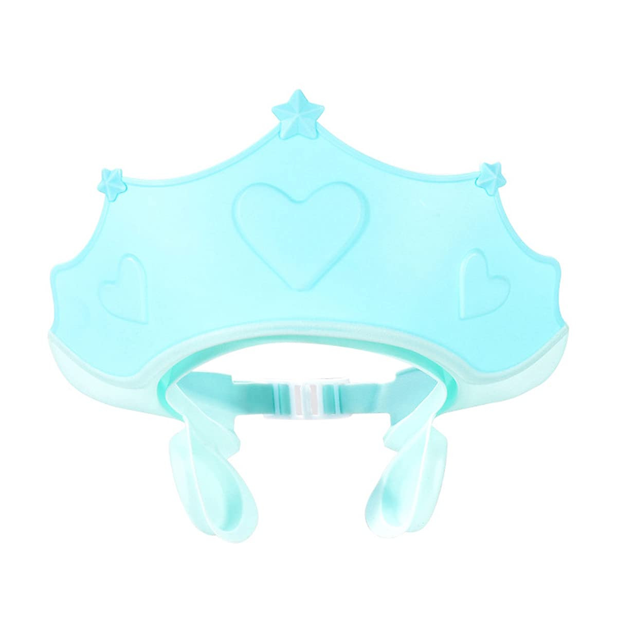 Baby Shower Cap Shampoo Visor Shield hat Kids Bath Washing Hair Rinser Prevents Water from Pooling in Face for Protector Toddler Children Eyes and Ears (Blue)