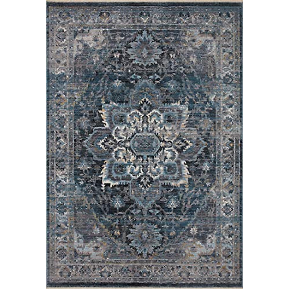 Loloi II Samra SAM-01 Denim Transitional Area Rug 7'-10" x 10'