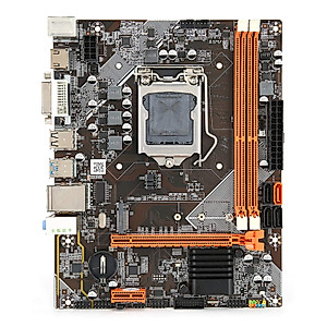Kafuty-1 B75 Desktop Computer Motherboard, LGA 1155 DDR3 CPU Mainboard Support NVME+NGFF Dual Mode Hard Disk, SATA3.0/USB3.0/6-Channel Audio Chip