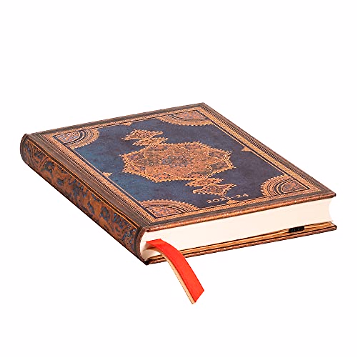 Paperblanks 18 Month Diaries 2023-2024 Safavid Indigo | Horizontal | Mini (95 × 140 mm)