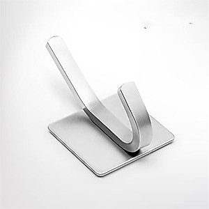 WODMB 3pcs Stainless Steel Self Adhesive Wall Coat Rack Key Holder Rack Towel Hooks Clothes Rack Hanging Hooks