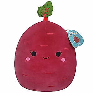 Squishmallows 12-Inch Claudia Purple Beet - Medium-Sized Ultrasoft Official Kelly Toy Plush