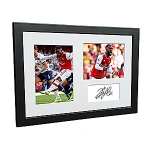 12x8 A4 Signed Alexandre Lacazette Arsenal FC Autographed Photo Photograph Picture Frame Football Soccer Poster Gift