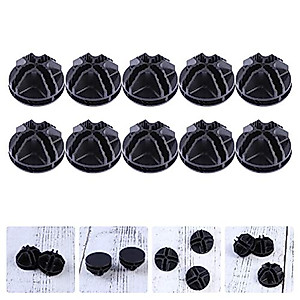 DOITOOL Metal Cabinets 30pcs Wire Cube Connectors ABS Plastic Wire Grid Cube Organizer for Modular Closet Storage Organizer and Wire Shelving Black Metal Shelving Rack