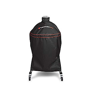 Kamado Joe Classic Joe 18-inch Grill Cover + Big Block XL Lump Charcoal + Fire Starters Bundle