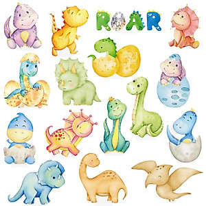 Dinosaur Baby Shower Decorations 48pcs Dinosaur Cupcake Toppers Baby Dinosaur Theme Cupcake Picks for Dino Birthday Party Decoration for Dinosaur Party Dino Roar Theme Baby Showet Supplies