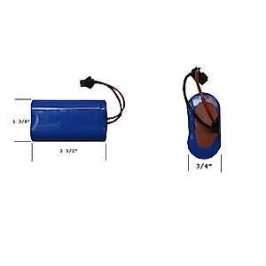 3.7V 3000mAh ICR18650 Rechargeable Battery Pack with SM 2P Plug