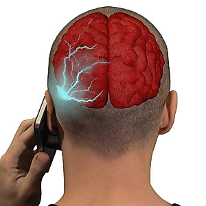 Conners Clinic EMF Radiation-Free Air Tube Over-Ear (Black Headphones) [2024 Model Upgrade]