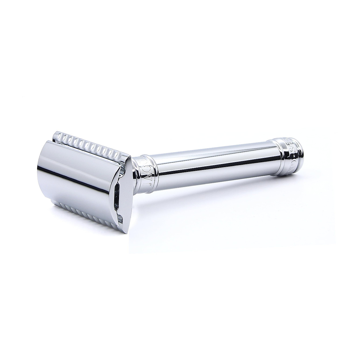 Edwin Jagger DE89BL Chrome Reusable Classic Double Edge Safety Razor for Men