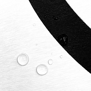 Yifely Black Gray Circles Removable Shelf Drawer Liner Dustproof Furniture Paper 17.7 Inches by 9.8 Feet