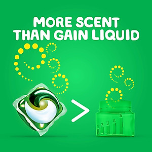 Gain flings! Laundry Detergent Soap Pods, High Efficiency (HE), Moonlight Breeze Scent, 96 Count