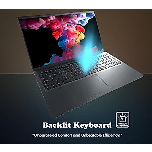 Dell Inspiron 15.6 Inch FHD Business Laptop, 12th Gen i7-1255U, 32GB RAM, 1TB SSD, Windows 11 Pro, Backlit Keyboard, HDMI, USB - C, Black