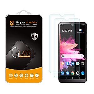 Supershieldz (2 Pack) Designed for Alcatel TCL 30 Z/TCL 30Z / TCL 30 LE Tempered Glass Screen Protector, Anti Scratch, Bubble Free