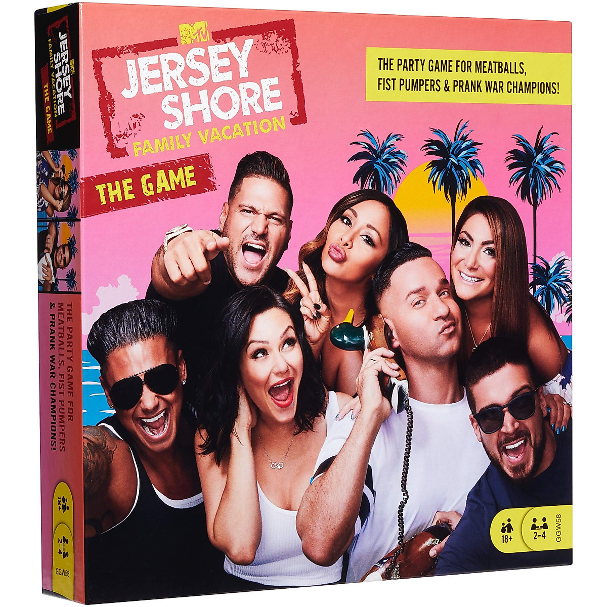 Mattel Games Jersey Shore Family Vacation Game, Multicolor