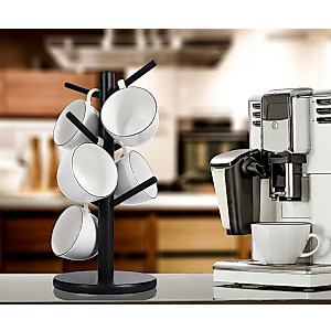 MyLifeUNIT Mug Holder Tree (Black)