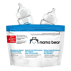 Amazon Brand - Mama Bear Sterilizer Bags, 10-count