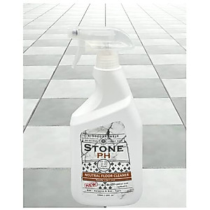 STONE PH Neutral Floor Cleaner Kitchen & Home Cleaning Surfaces: Safe, Orange, Spray, Marble, Granite, Quartz, Travertine, Non Abrasive & Non Toxic, Biodegradable, Lavender, (25 fl. Oz)