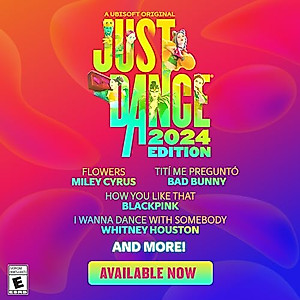 Just Dance 2024 Edition - Amazon Exclusive Bundle | PlayStation 5 (Code in Box & Ubisoft Connect Code)