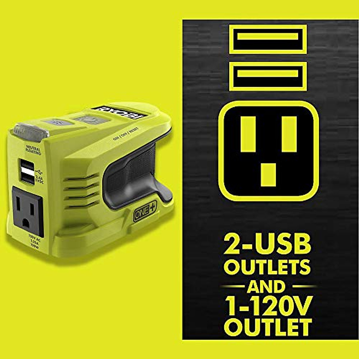 RYOBI 300-Watt and 150-Watt Powered Inverter Generators Model RYi450BG-CMB