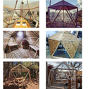 Thunder-Domes 1V Geodesic Dome Hub DIY Kit - Sheet Metal Connectors
