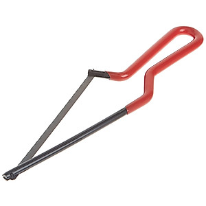 Superior Tool 37700 Mini Hacksaw-Hacksaw with 6 Inch Steel Blade 32 Teeth per Inch,Red