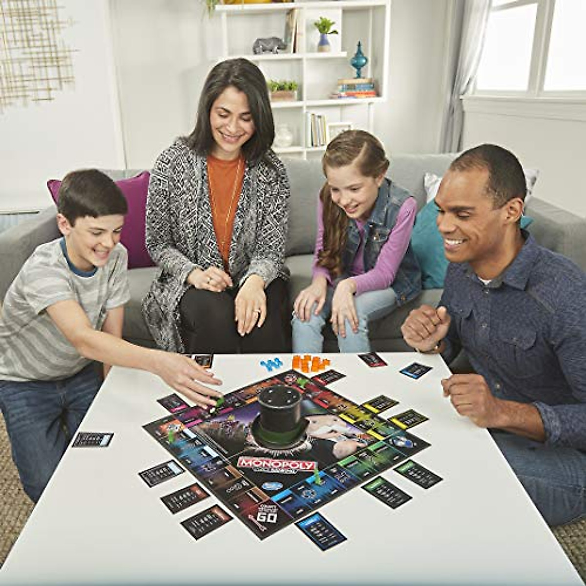 Monopoly Voice Banking Electronic Family Board Game for Ages 8 & Up