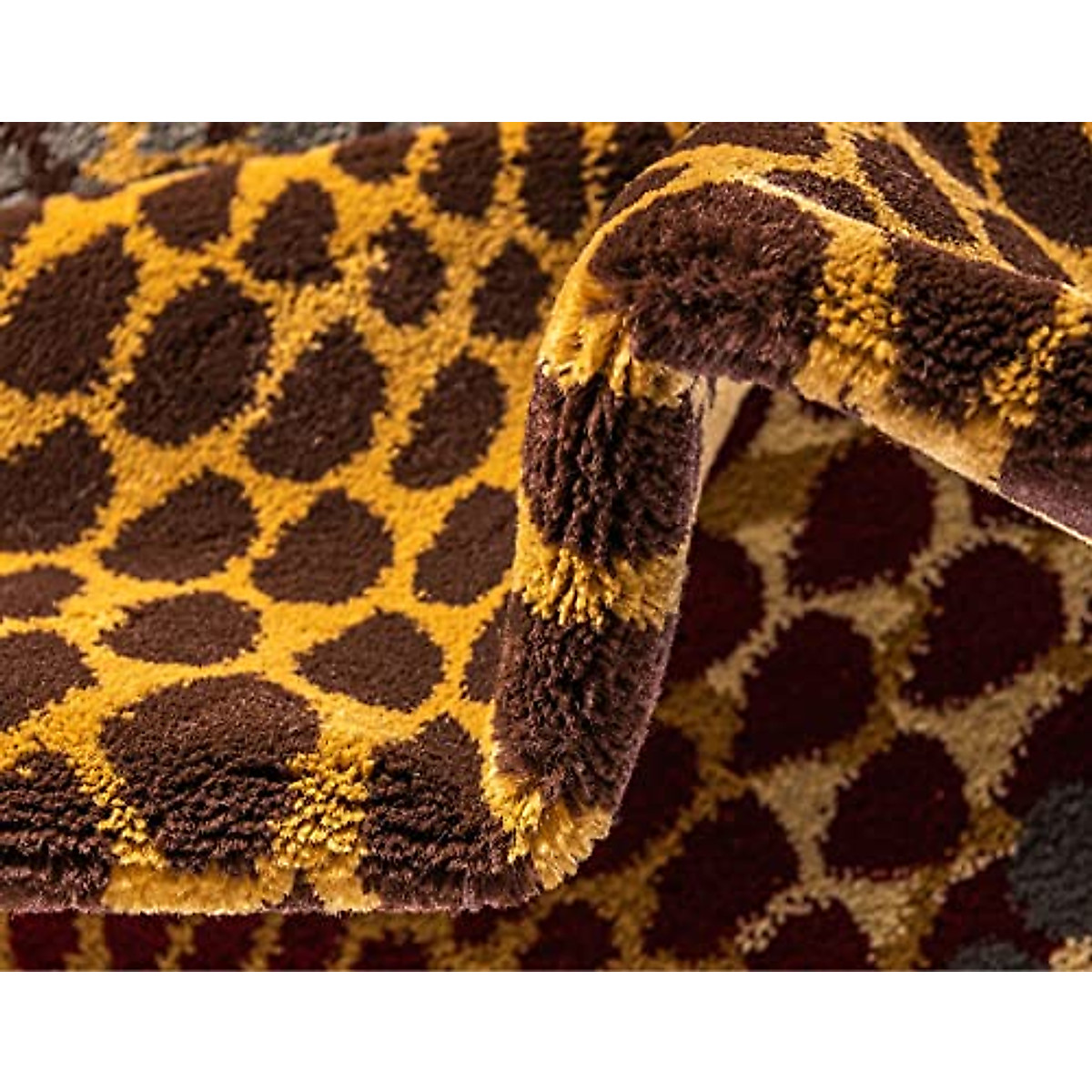 Unique Loom Barista Collection Area Rug - Java (5' 3" x 8' Rectangle, Beige/ Black)