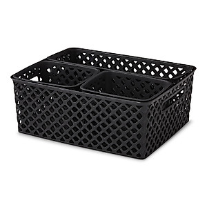 LYLSTE 4-piece decorative storage basket set (Black), YST-012