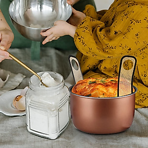 Hemoton Silicone Baking Mat Non Stick: Baking Sheet Reusable Parchment Paper Silicone Bread Sling for Dutch Oven Accessories Brown