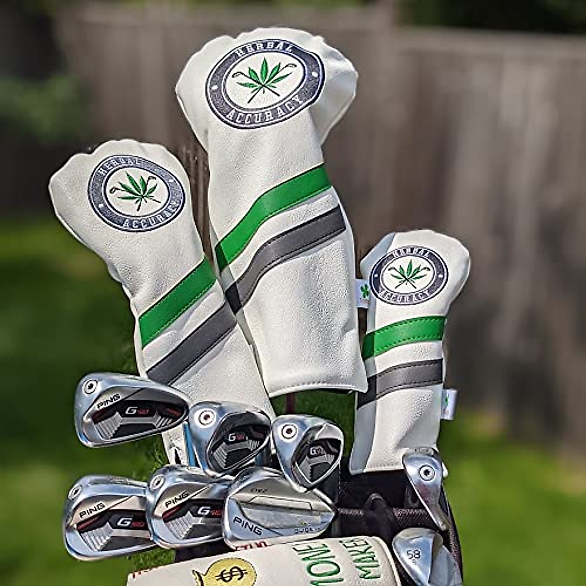 Foretra - Limited Edition Herbal Accuracy Design - Fairway Wood Head Cover - Tour Quality Golf Club Cover - Style and Customize Your Golf Bag