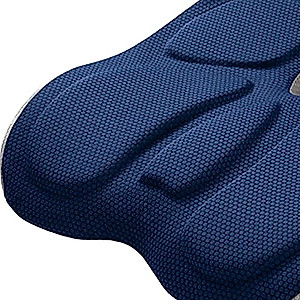 Memory Foam Seat Cushion,Non Slip,Comfort Breathable Chair Pad for Office Chair,Computer Desk Chair,Travel (Navy)