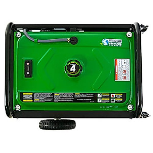 DuroMax XP4850EH Generator-4850 Watt Gas or Propane Powered-Electric Start-Camping & RV Ready, 50 State Approved Dual Fuel Portable Generator, Green