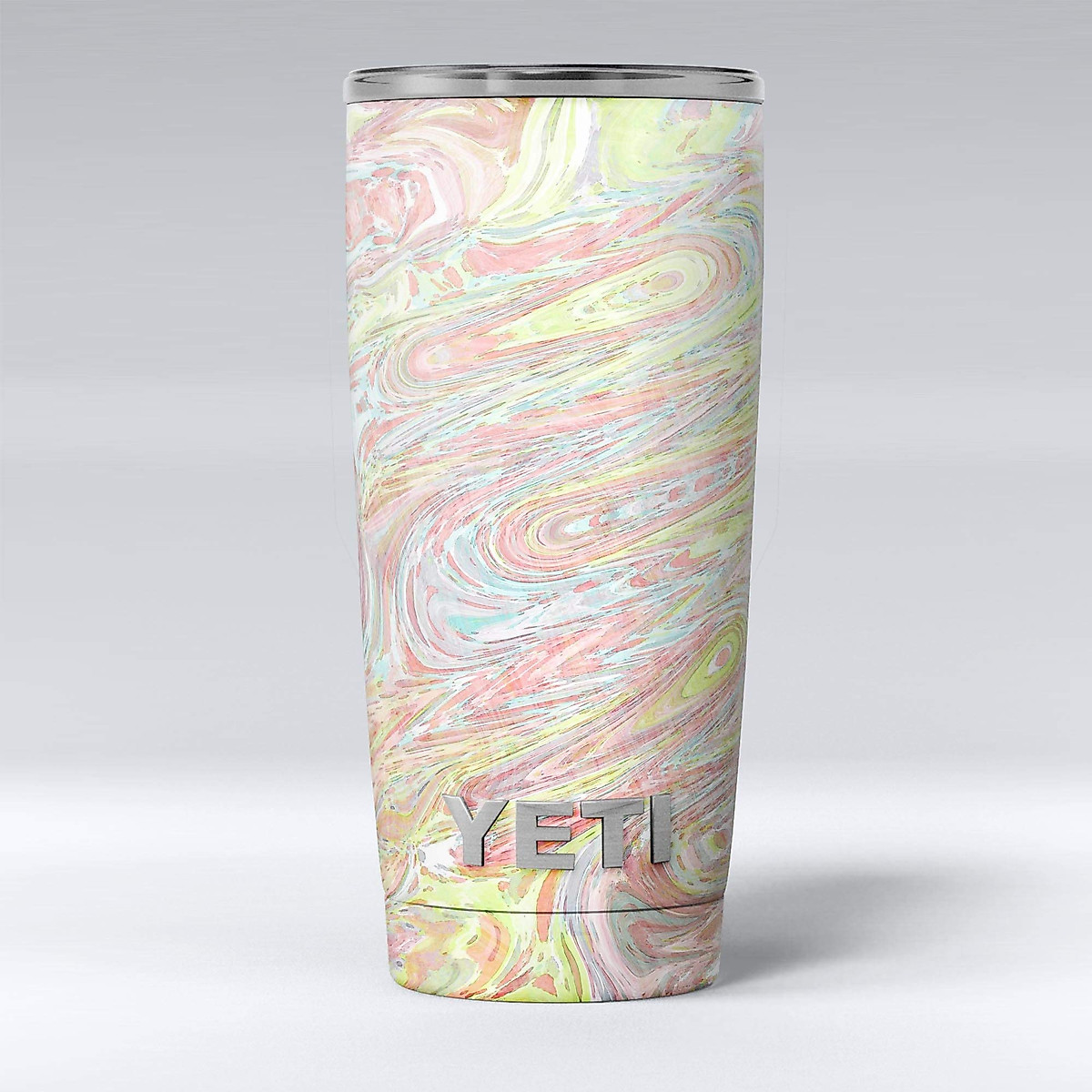 Design Skinz Slate Marble Surface V36 - Skin Decal Vinyl Wrap Kit Compatible with The Yeti Rambler Cooler Tumbler Cups