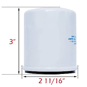 TGauto 2 Pack 52114 Oil Filters Fits for Toro 109-3321 Hydro Gear 52114 12374 Husqvarna 539113466 Ariens Gravely 21545100 Oil Filters