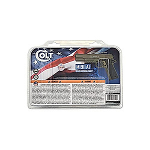 Soft AIR USA Colt 1911 A1 Spring Airsoft Pistol with Metal Slide, 345 FPS, Brown