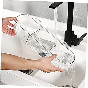 Veemoon Box Cabinet Door Organizer Kitchen Storage Case Hanging Bin for Walls Seasoning Organizer for Cabinet Storage Shelves Plastic Bathroom Storage Holder Crane Wall-mounted The Pet