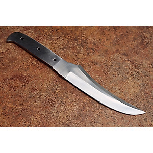 Whole Earth Supply 1095 High Carbon Steel Upswept Knife Blank Blade Hunting Skinning Skinner 1095HC