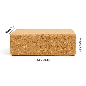 kunma 9.4" Lightweight Eco-Friendly High Density Yoga Brick Yoga Belt Home Fitness Accessories Soft EVA Foam Support Poses for Exercise (Orange)