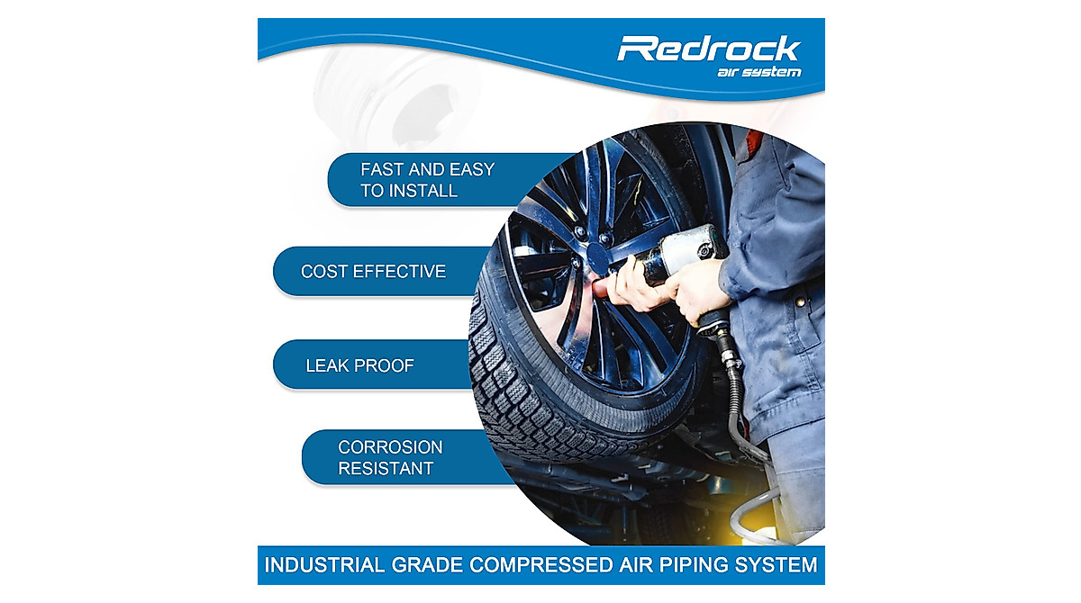 Leak-Proof Compressed Air Piping System - Easy Install
