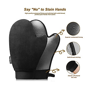 CeleCily Self Tanning Mitt Applicator Kit Tanning Mitts Self Tanner Applicator Set Self Tanning Glove for Self Tan Mitt Applicator Kit, Back Tanning Applicator,Self Tanner Mitt Applicator Tanning Kit