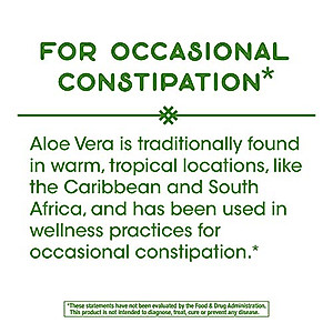 Nature's Way Aloe Latex with Fennel, for Occasional Constipation*, Non-GMO Project Verified, Vegan, 100 Capsules