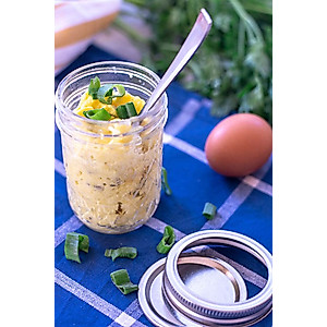 Cozcty 24 Pack 8 oz Mason Jars with Lids and Bands, Small Regular Mouth Glass Canning jars with Airtight Lids, Jelly Jars, Jam Jars, Ideal for Canning, Preserving, Honey, Wedding Favors, Shower Favors