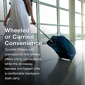 Osprey Fairview 36 Women's Wheeled Travel Backpack, Night Jungle Blue (10003702)