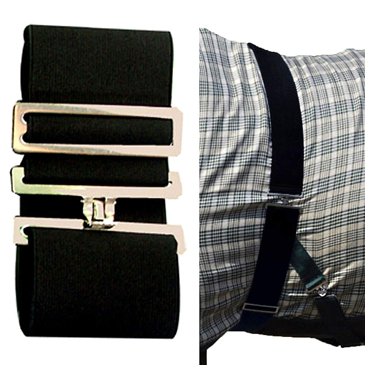 Intrepid International Elastic Blanket Surcingle, Black