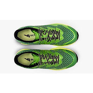VJ Ultra 2 Long-Range Race Trail Running Shoes with Rock Plate and More Grip - M 6.5/W 8 Green